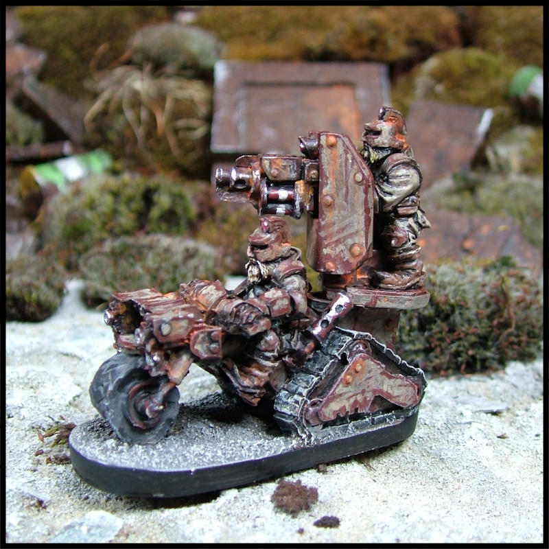 28mm Dwarf Bikers