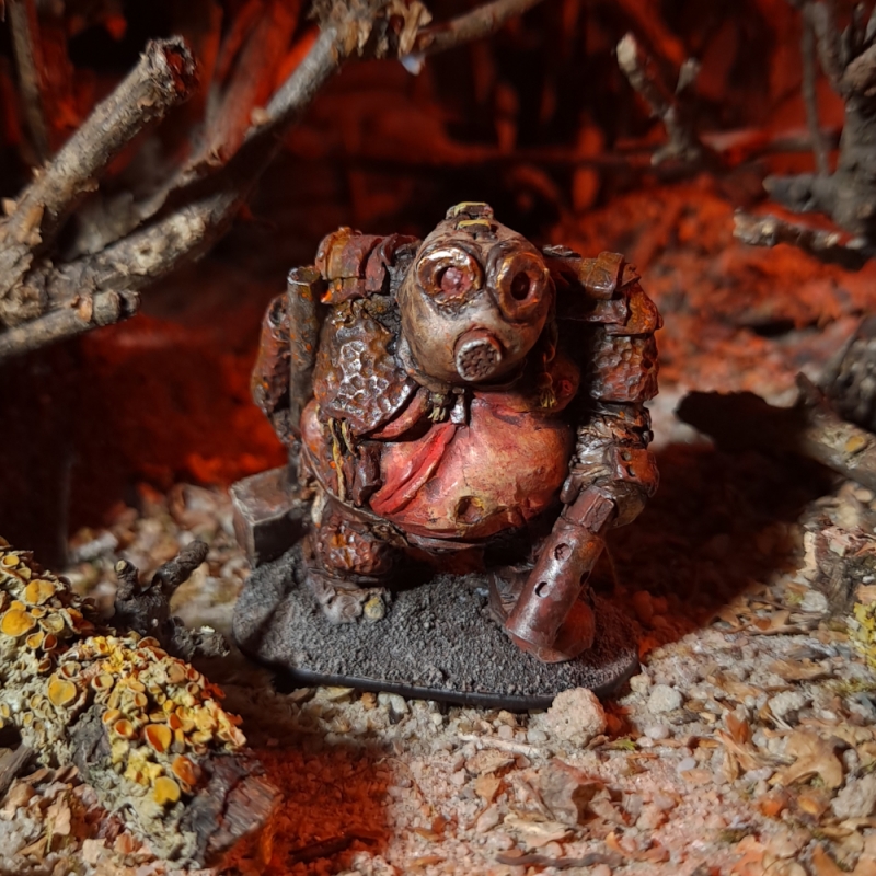 Sausage Fingers with Gasmask